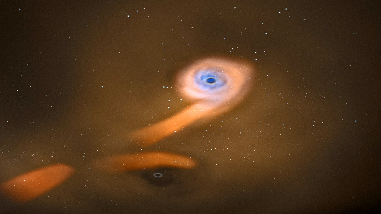 Binary Supermassive Black Hole System Discovered | Sci.News